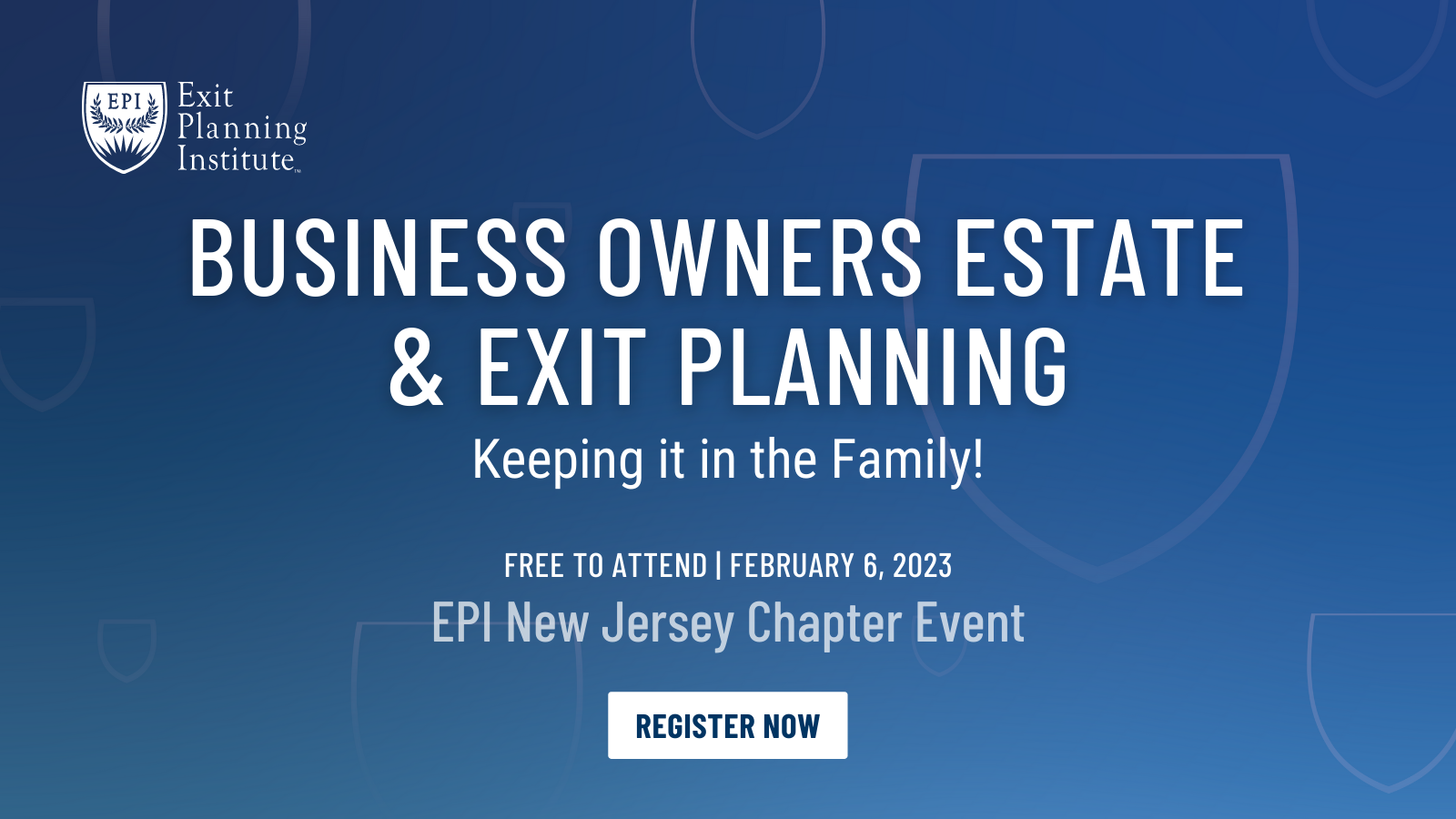 EPI New Jersey Chapter - Exit Planning Institute Local Platform for Advisors